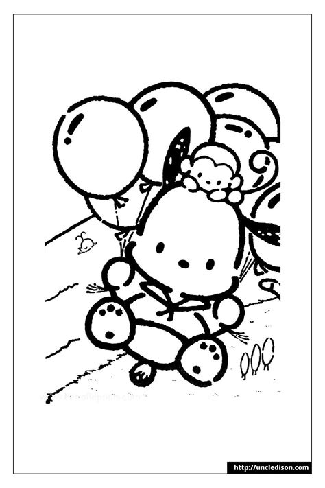 포차코 색칠공부 산리오 무료 Pdf도안