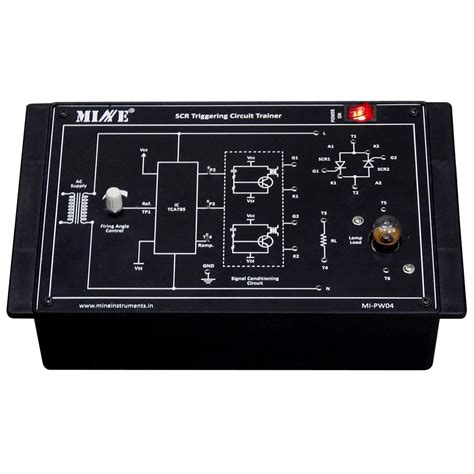 Scr Triggering Circuit Trainer Mi Pw04 Mine Instruments Pvt Ltd