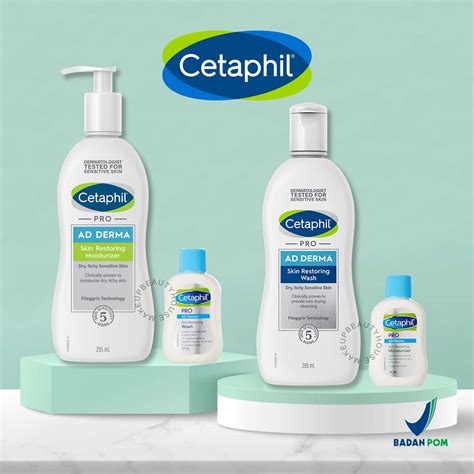 Jual Cetaphil Pro Ad Derma Moisturizer Body Wash 29 295ml Shopee
