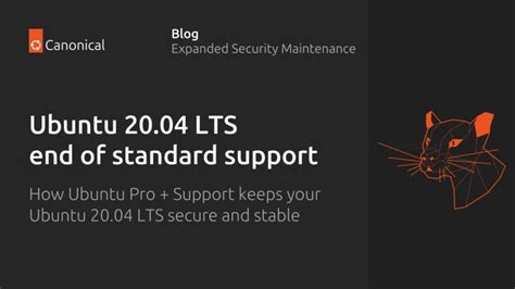 Ubuntu 20 04 Lts Support Ends Soon Upgrade To Ubuntu Pro Support For