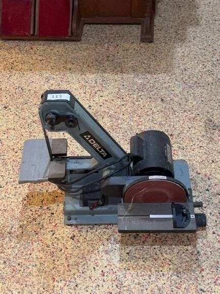 Delta Combination Belt Disc Sander Curran Miller Auction And Realty Inc