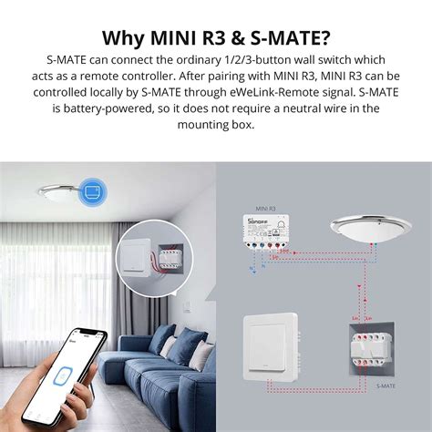 Sonoff Mini R A Wifi Bluetooth Smart Switch Work With Alexa Google Home Robo Nepal