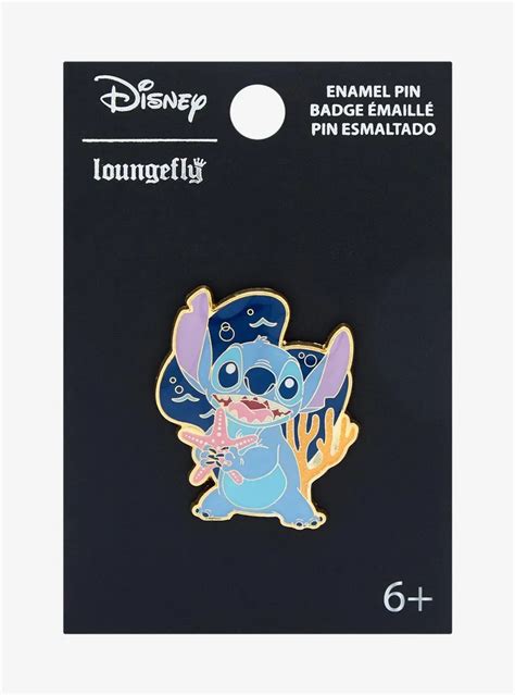 Boxlunch Loungefly Disney Lilo And Stitch Starfish Enamel Pin Boxlunch