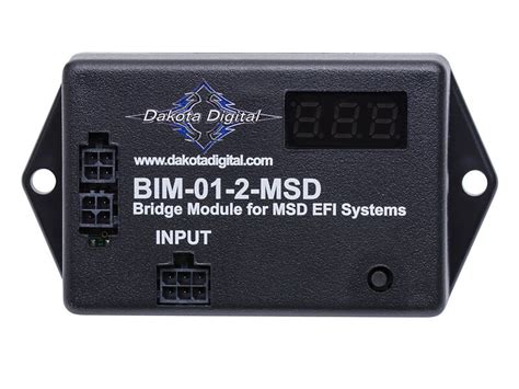 Dakota Digital Interface Module Msd Atomic Efi Tbi Efi Plastic Black Coolant Temp Intake Temp Fuel