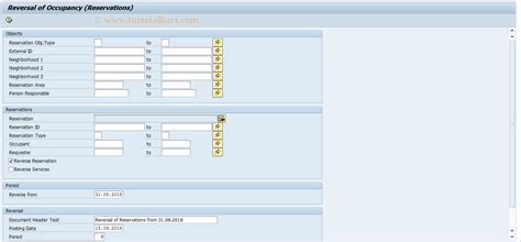 Reorcostpostrsrv Sap Tcode Reversal Of Reservations