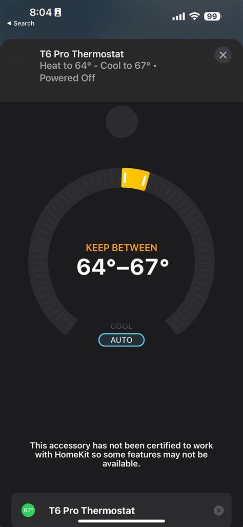 Homekit Integration T6 Thermostat Apps Hubitat