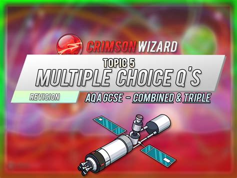Forces Revision Topic 5 Multiple Choice Questions Teaching Resources