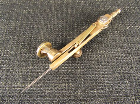 Patent Helix Lock Brass Compass Sold