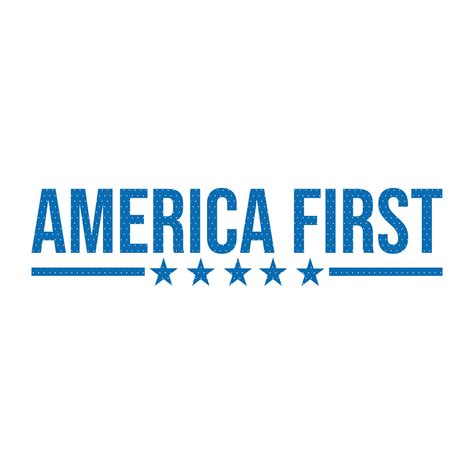America First Decal V2 Premium America Transfer Sticker