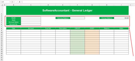 Top FREE Excel Ledger Template Of How To Create One