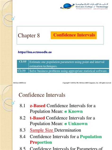 Chapter 08 Edited Pdf Pdf Confidence Interval Sample Size Determination