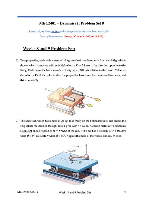 Updated Mec2401 Problem Set 8 Mec2401 2021 Weeks 8 And 9 Problem