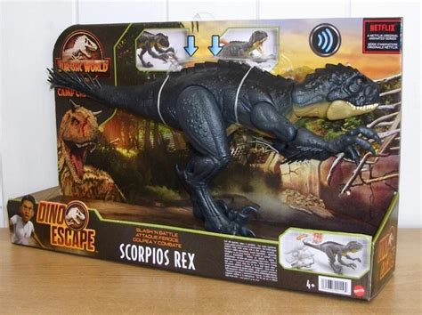 Jurassic World Scorpios Rex Slash N Battle Camp Cretaceous