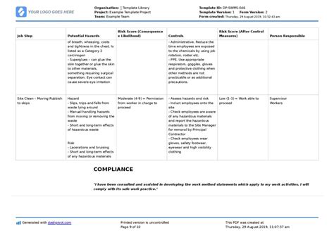 Rendering Safe Work Method Statement Free Rendering Swms