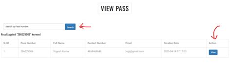 bus pass management system using php and mysql