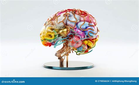 Life In Machine Robot Or Artificial Intelligence Vector Cartoon Stick Figure Illustration