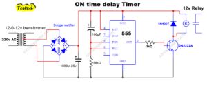ON Delay Timer Circuit Switch On Delay Timer Using