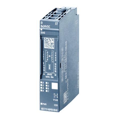 SIEMENS SIMATIC ET 200SP DI 8X24VDC ST MANUAL Pdf Download ManualsLib