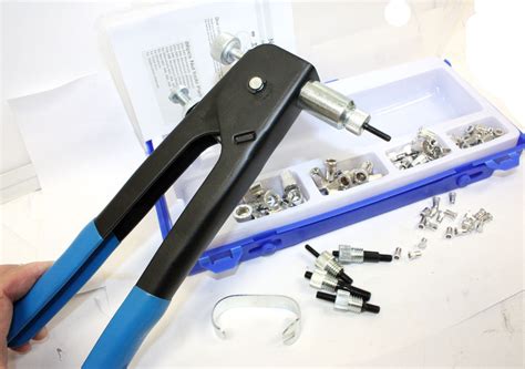 Pc Blind Rivet Nut Threaded Insert Rivet Gun Rivnut Nutsert Riveting Kit M M EconoSuperStore