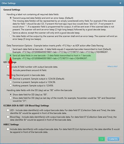 Link A Gs1 Data Parsing Rule To An Adf Rule In 123scan