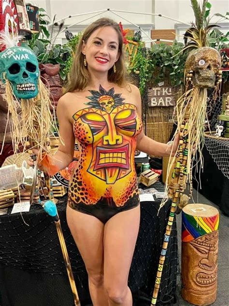 Pin By Jack Assman On Tiki Pin Ups Body Art Painting Body Painting