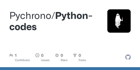 Github Pychronopython Codes