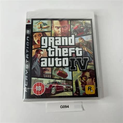 Grand Theft Auto Iv Gta 4 Sony Playstation 3 Ps3 Nuovissimo Sigillato