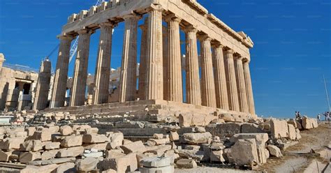 그리스 아테네 아크로폴리스에 있는 파르테논 신전의 유적 사진 Unsplash의 파르테논 신전 아테네 이미지