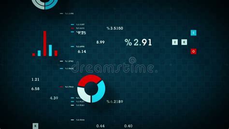 Business Data Scrolling Blue Stock Footage Video Of Info Goals 66293058
