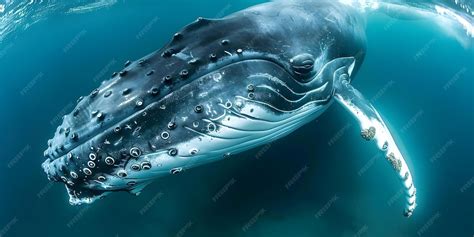 Premium Photo Humpback Whales Covered In Barnacles A Vivid Image