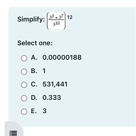 solved simplify 33×37310 12select