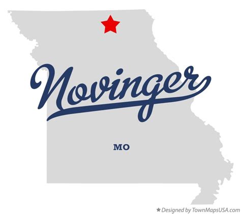 Map Of Novinger Mo Missouri