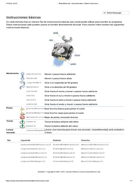 instrucciones robomind pdf