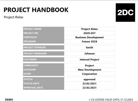 Project Planning Excel With 2DC Efficient Project Management