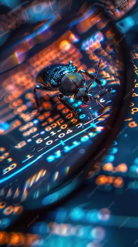 Solving Coding Challenges Illustration Of A Programmer Debugging Code Premium Ai Generated Image