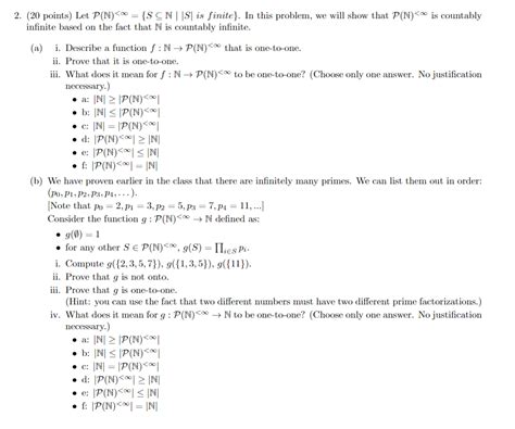Solved 20 Points Let Pn
