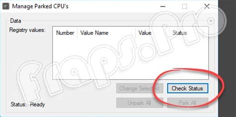 Unpark CPU для Windows 10 скачать бесплатно