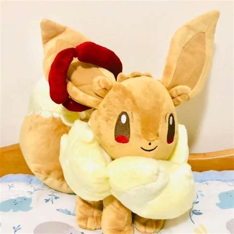 New Pokémon Center Gigantimax Eevee Evolution Doll 12in Beautiful Toy Doll Plush 4593936951