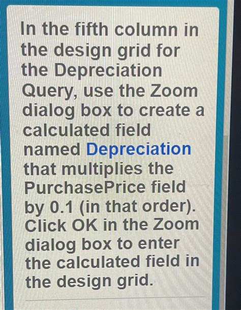 Solved In The Fifth Column In The Design Grid For The