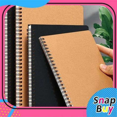 A5 B5 Steno Notebook Spring Notepad 60sheets Office School Supplies Stationery Shopee Philippines