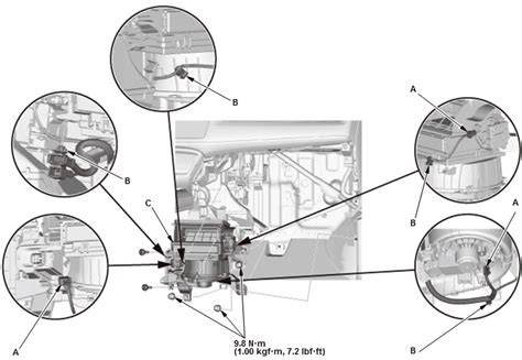 Honda Hr V Blower Motor Removal And Installation Hvac System