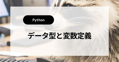Python データ型と変数定義 やすひらブログ