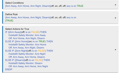 Rule Machine True Ifelse If Not Firing All Things Rule Machine Hubitat