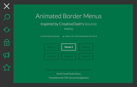 Border Menu Dengan Animasi Dan Css