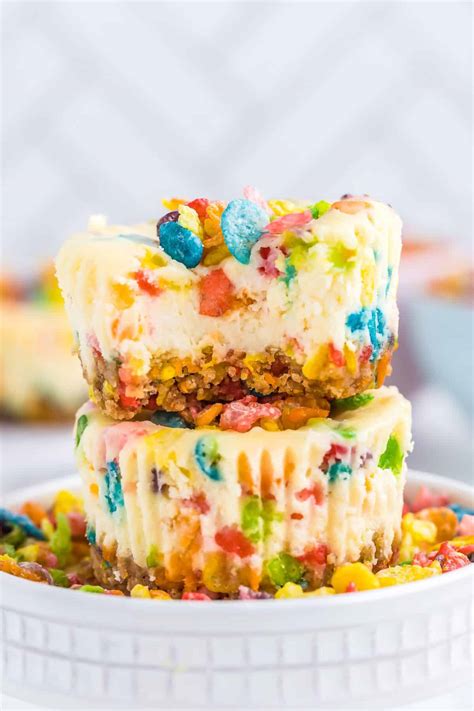 Fruity Pebbles Mini Cheesecake Recipe Frugal Mom Eh