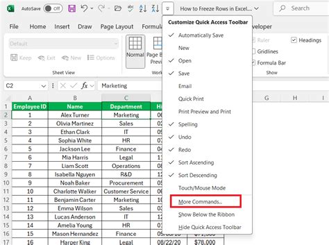 How To Freeze Rows In Excel Step By Step Guide Myexcelonline