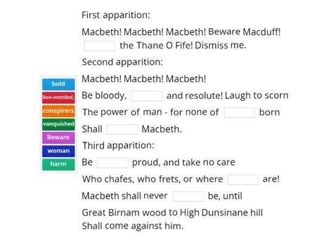 The 3 Apparitions Act 4 Scene 1 Appearance And Reality Complete The