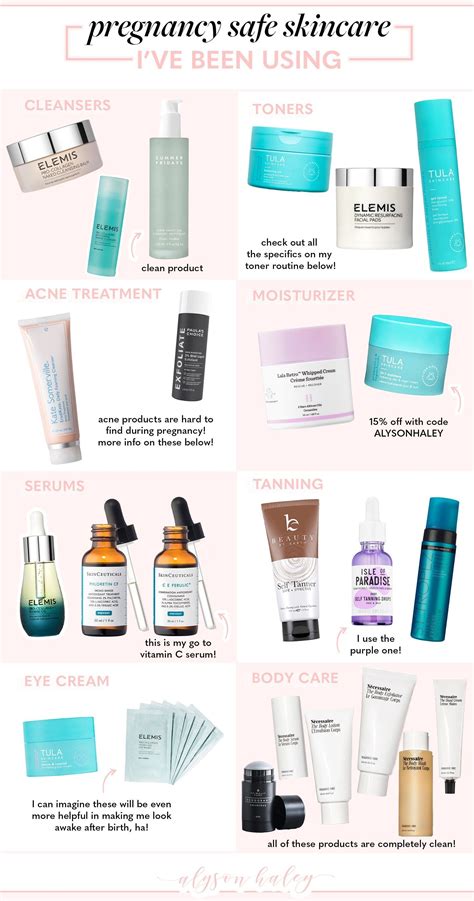 Pregnancy Safe Skincare Products Guide By Alyson Haley