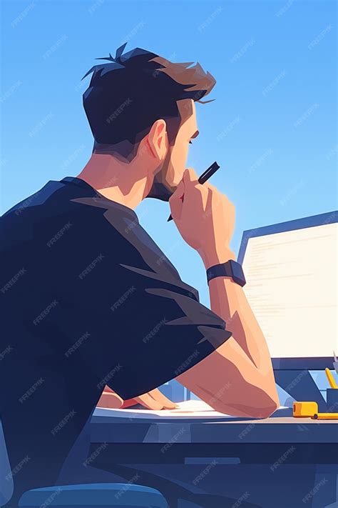 South Asian Male Software Developer In His 20s Writing Code Premium Ai Generated Vector