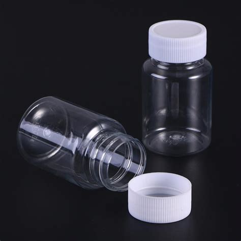 12pcs 80ml Pet Pill Container Bottles Chemical Med Vicedeal